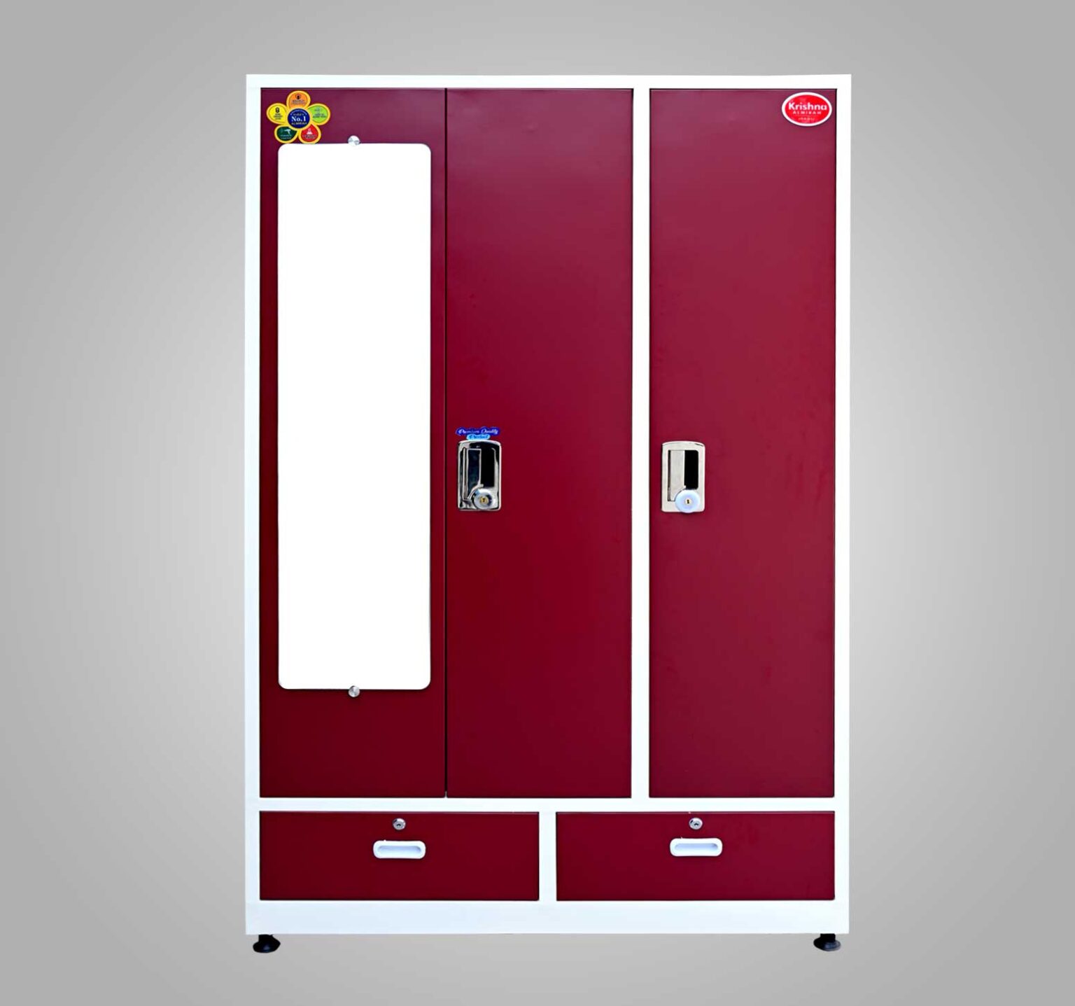 3 Door Regular Almirah – krishnacooler